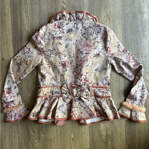 InkI | Jackets & Coats | Vintage Y2k Barbie Barbie Pink Velvet And ...